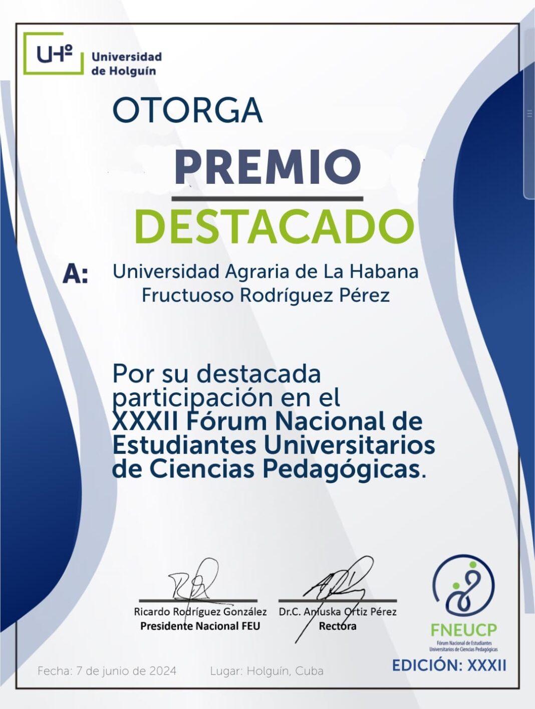 Contribuye Universidad Agraria de La Habana al desarrollo de las ... Contribuye Universidad Agraria de La Habana al desarrollo de las ...